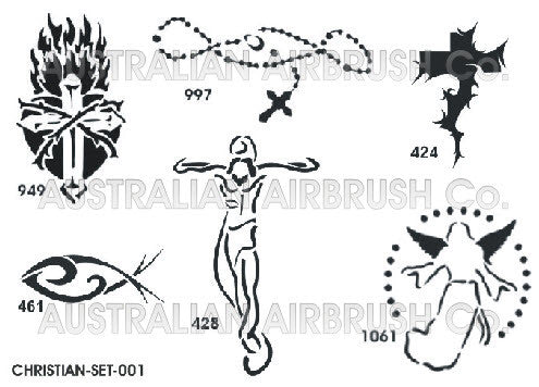 Christian Stencil Designs Angel Stencil N.2 Reusable Christian